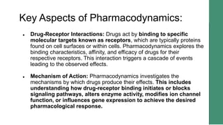 Concepts in Pharmacodynamics: Apply concepts as it relates to the ...