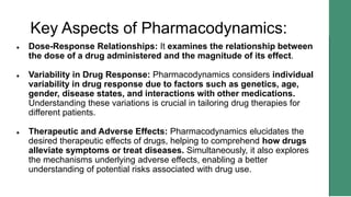 Concepts in Pharmacodynamics: Apply concepts as it relates to the ...