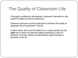 Concepts in t fronted classroom discourse | PPTX | Workshops and ...