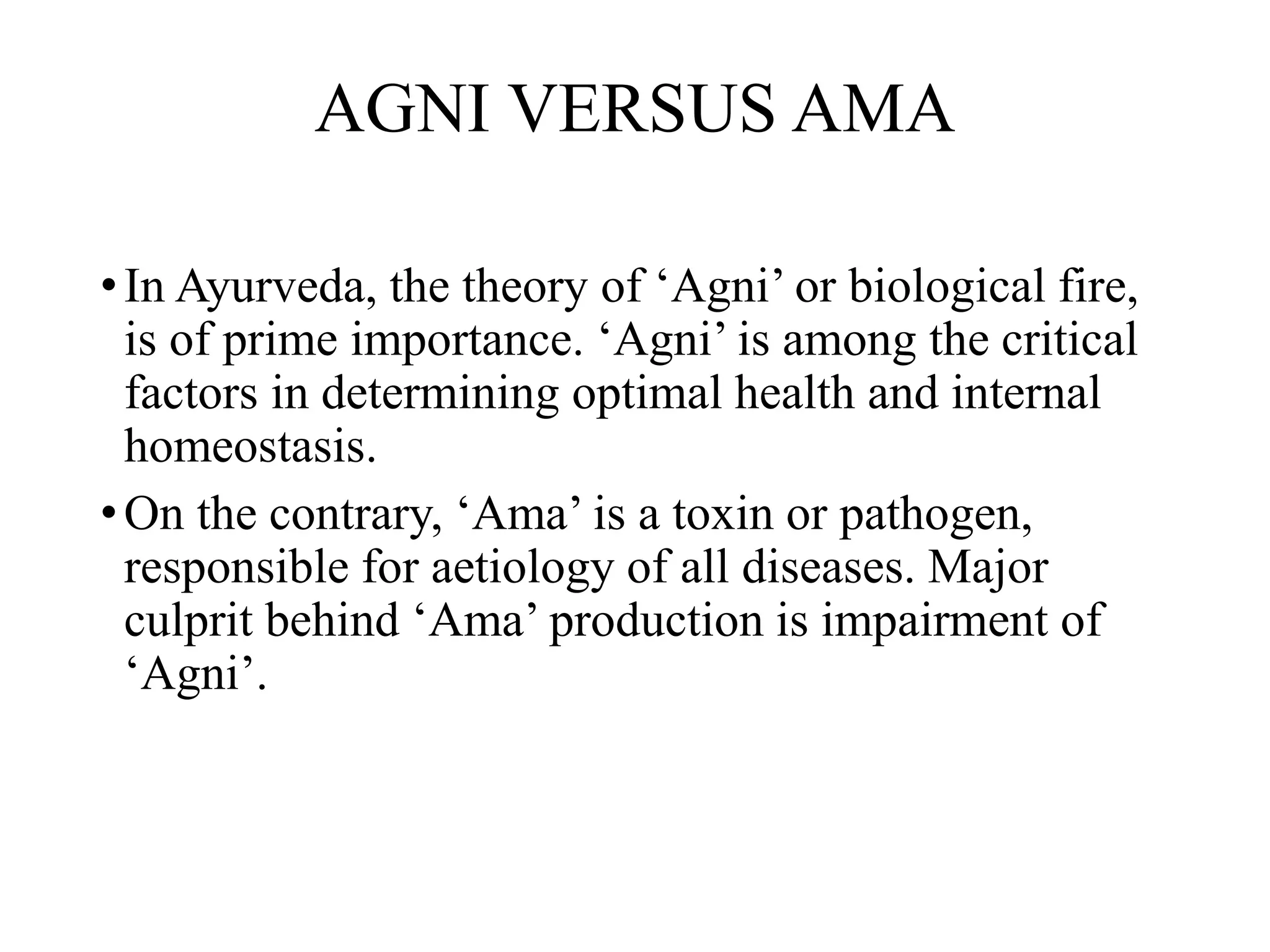 Concepts of agni Dr. Parshant | PPTX
