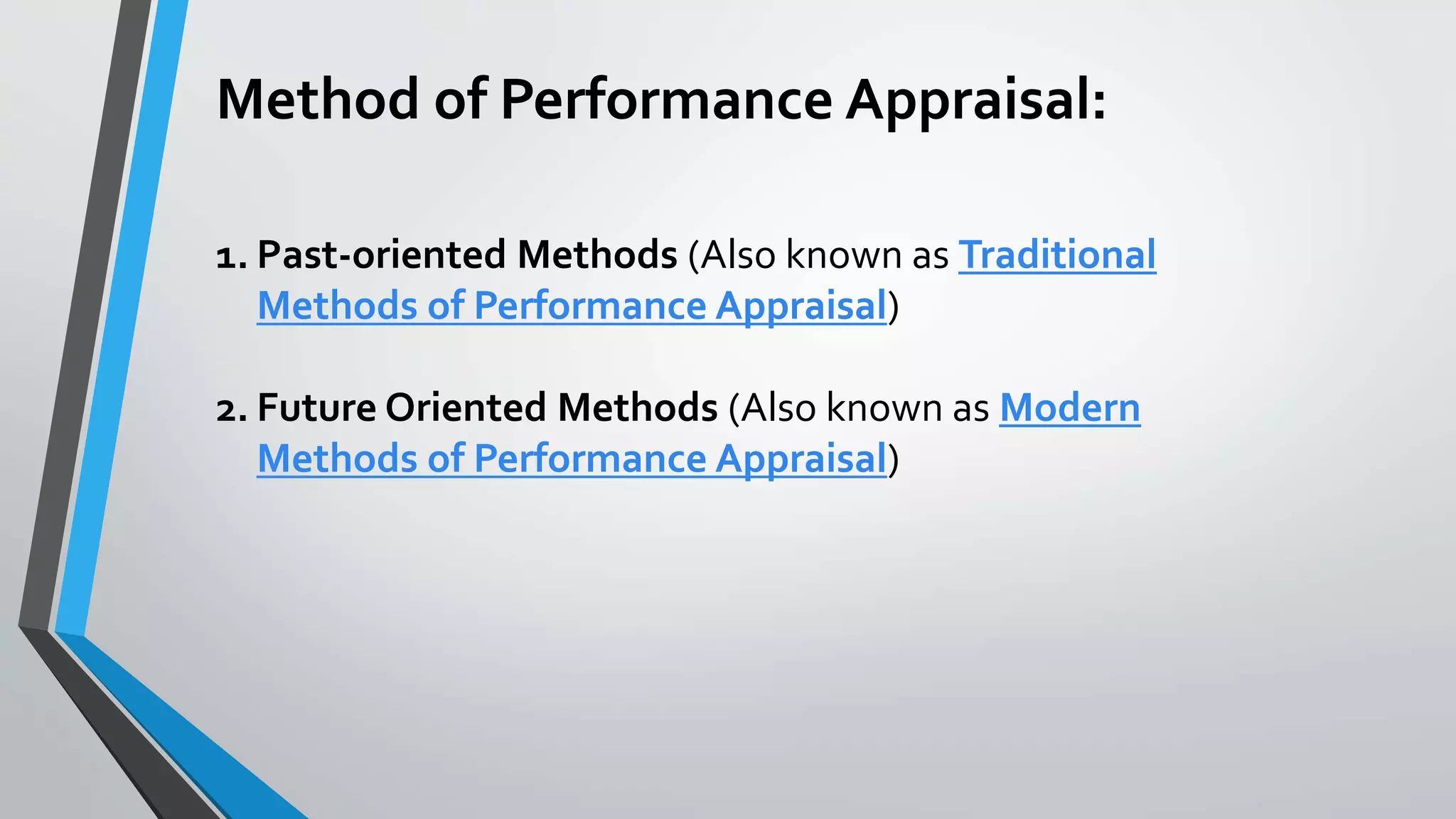 Concepts of appraisal and appraisal methods | PPTX