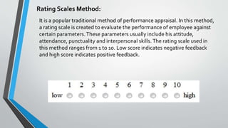 Concepts of appraisal and appraisal methods | PPTX