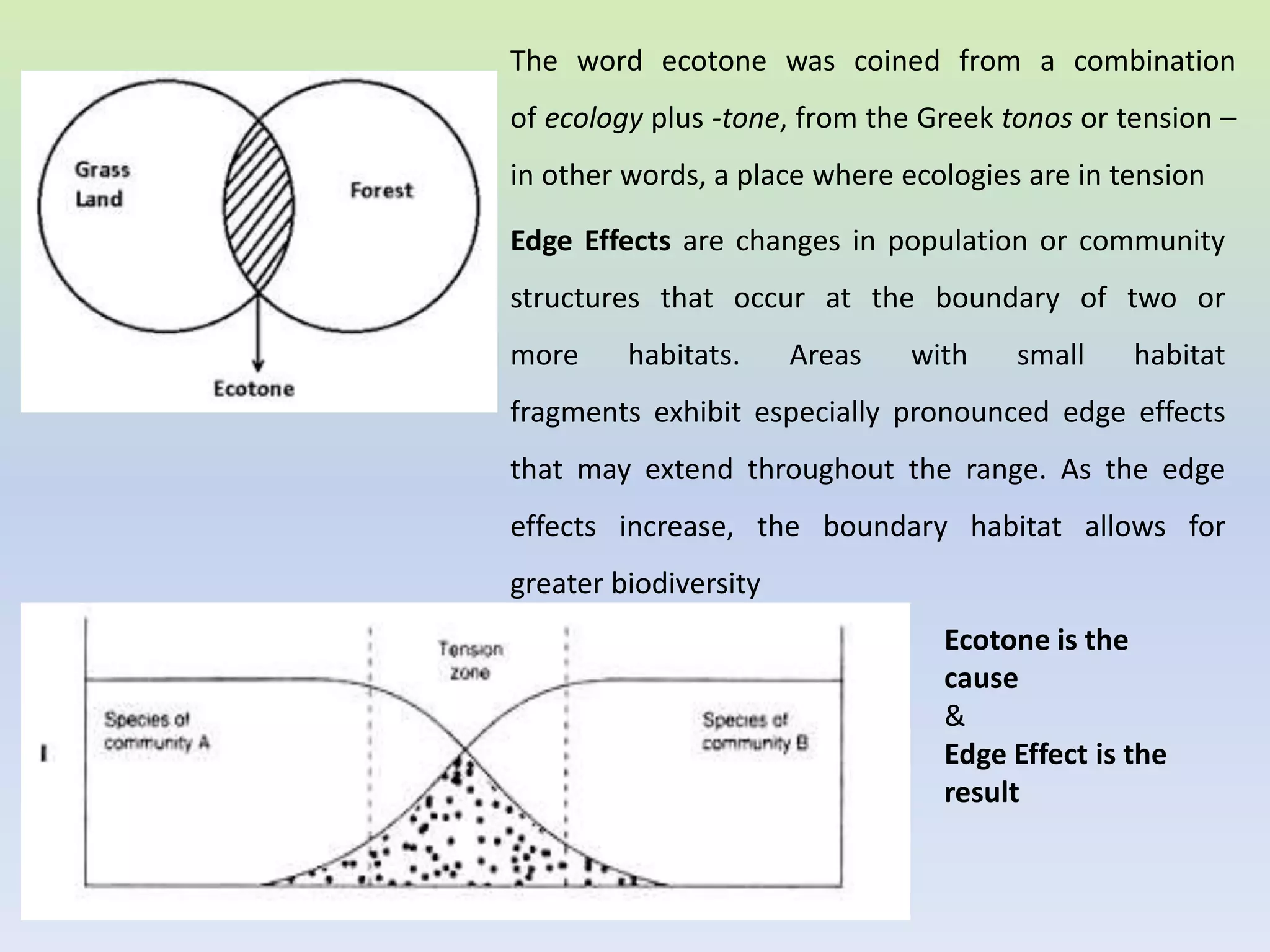 Concepts of biosphere, ecosystem, biome, ecotone, community and ecology ...