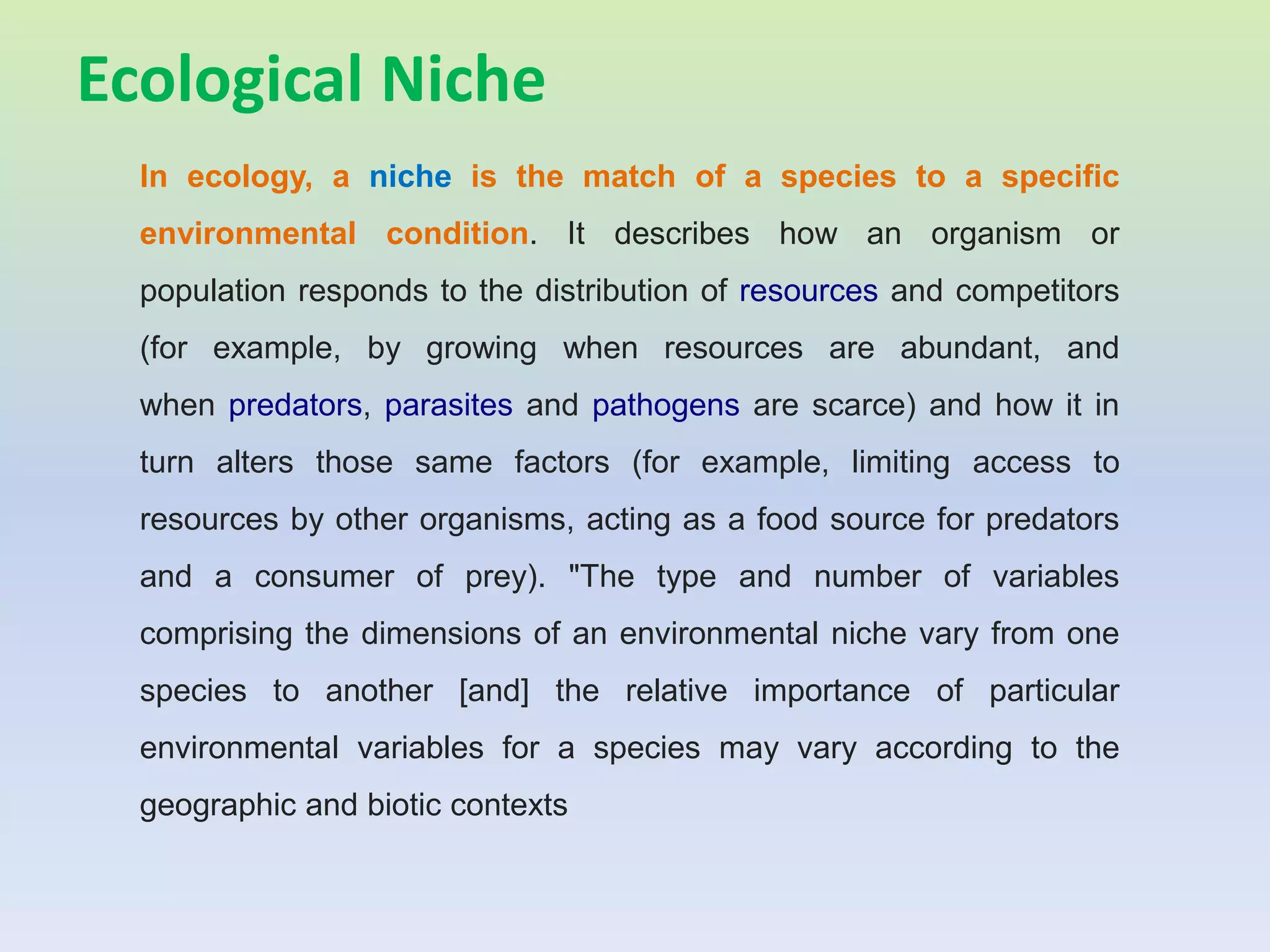 Concepts of biosphere, ecosystem, biome, ecotone, community and ecology ...