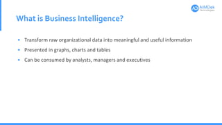 Concepts of business intelligence | PPT