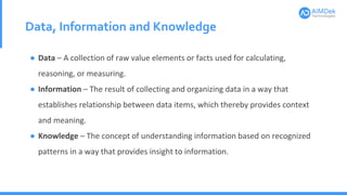Concepts of business intelligence | PPT
