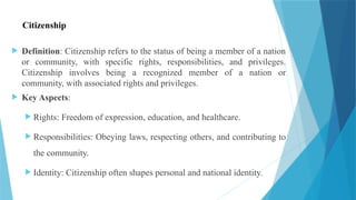 Concepts of Civics, Citizenship and Civic Engagement.pptx