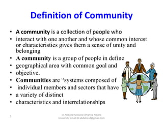 Concepts of Community Health | PPTX