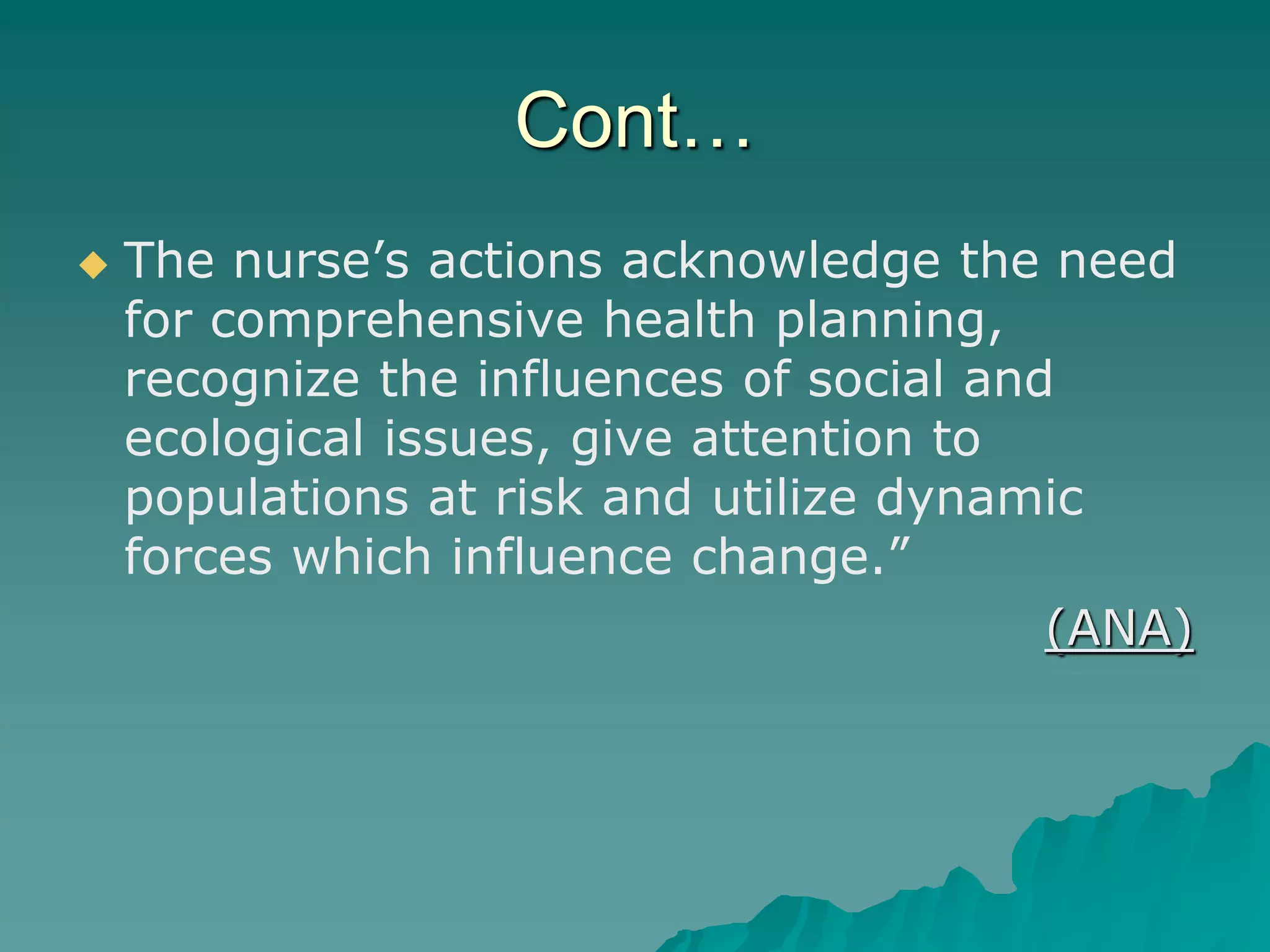 Concepts of community health and community health nursing | PPTX