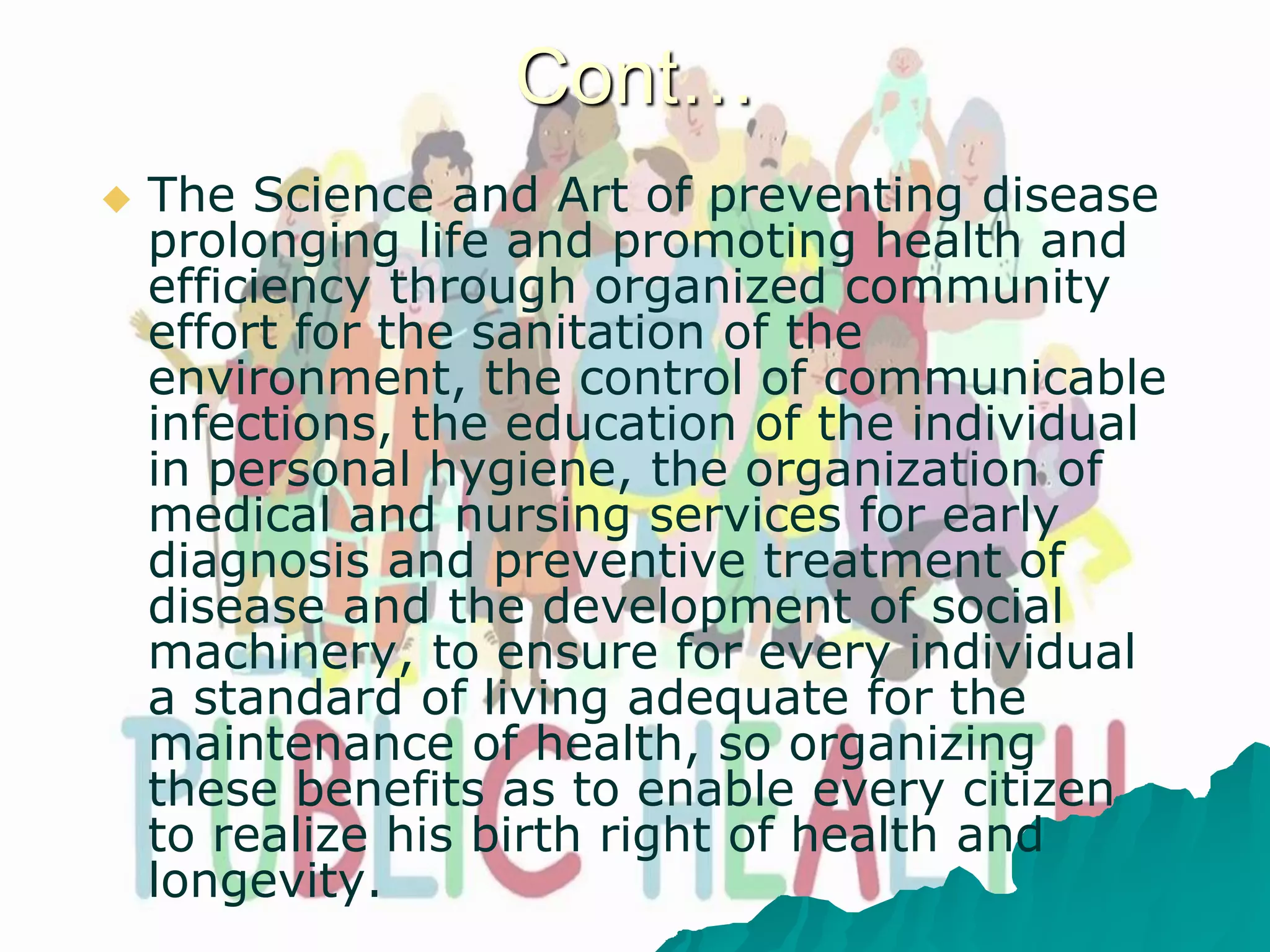Concepts of community health and community health nursing | PPTX