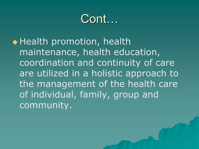 Concepts of community health and community health nursing | PPTX