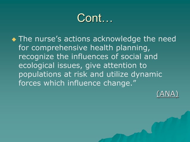 Concepts of community health and community health nursing | PPTX