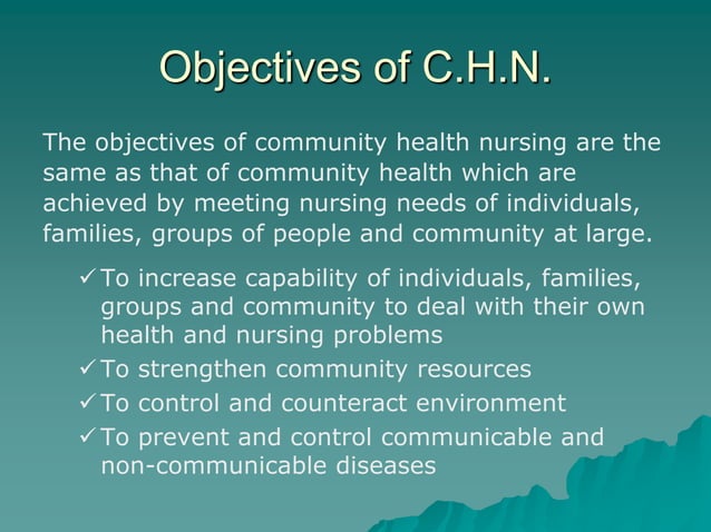 Concepts of community health and community health nursing | PPTX