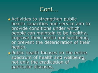 Concepts of community health and community health nursing | PPTX