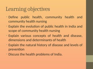 Concepts of community health nursing.pptx