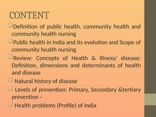 Concepts of community health nursing.pptx