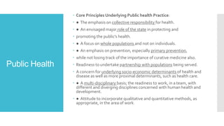 Concepts of Community med & Public health | PPTX