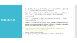 Concepts of Community med & Public health | PPTX