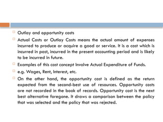 Concepts of cost Power Point Presentation | PPTX