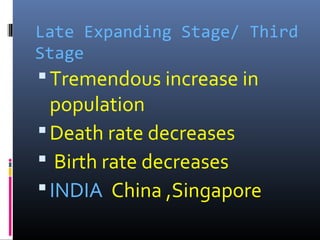 Concepts of demography | PPT