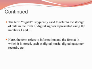 Concepts of Digital Banking | PPTX