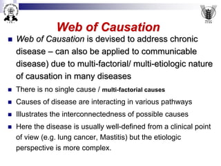 Concepts of disease causation | PPTX