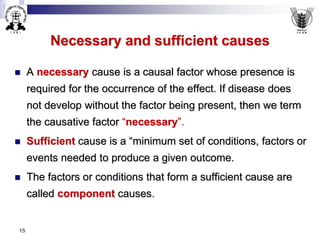 Concepts of disease causation | PPTX
