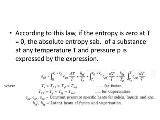 Concepts of entropy | PPTX