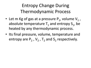 Concepts of entropy | PPTX