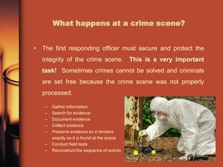 Concepts of Forensic Science for Lawyers | PPTX