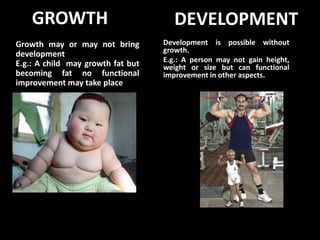 Concepts of growth and development | PPTX