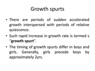 Concepts of growth and deveopment | PPTX