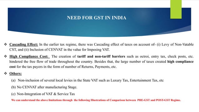 Concepts of GST | PPTX