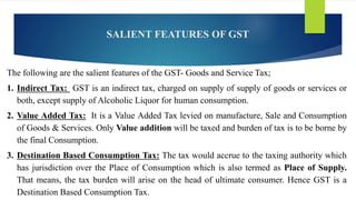 Concepts of GST | PPTX