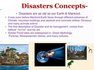 Concepts of hazard, disasters, their classification and types | PPTX