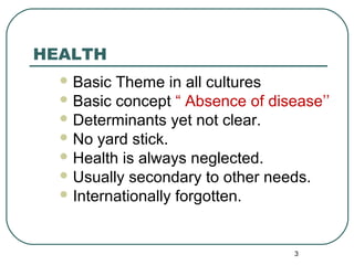 Concepts of health | PPT
