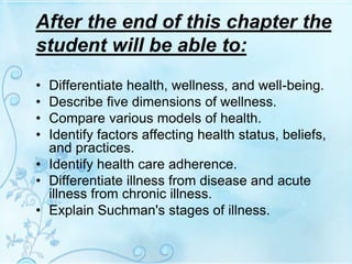Concepts of health, | PPT