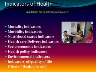 Concepts of health & disease, dimensions, determinants | PPT