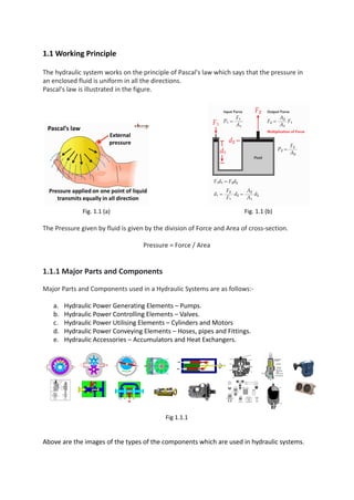 Concepts of Hydraulics System | PDF