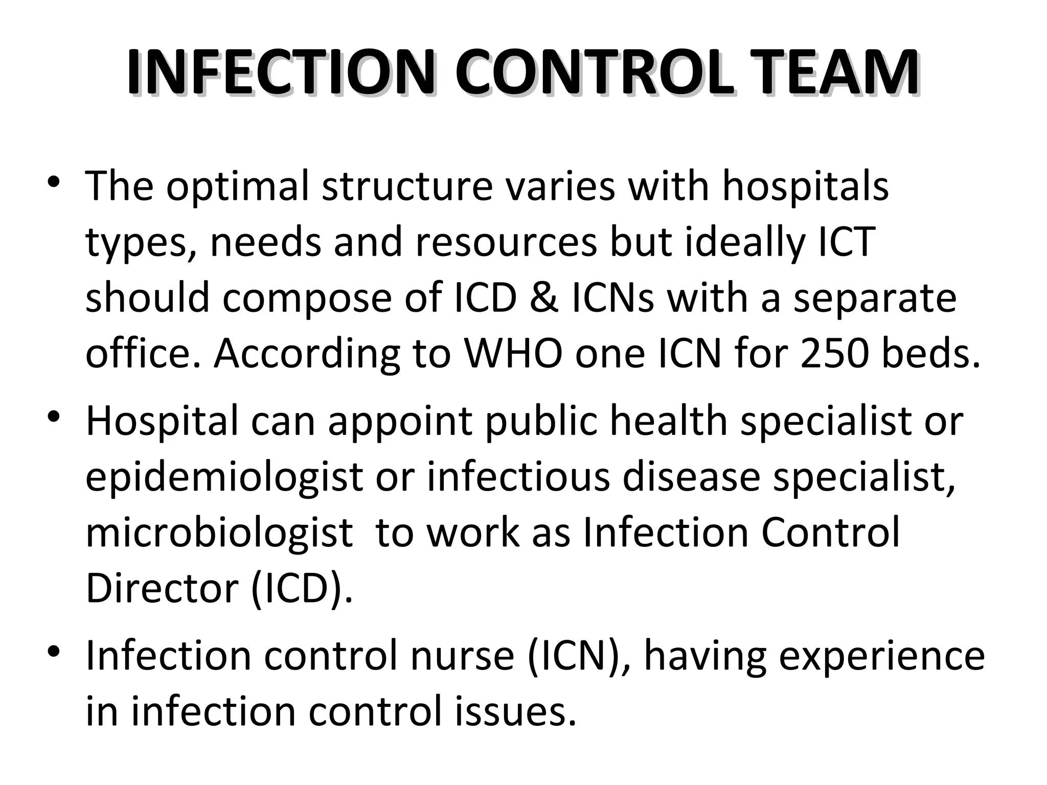 Concepts of infection control | PPT
