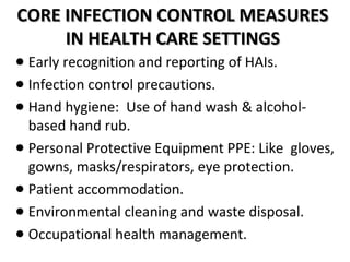 Concepts of infection control | PPT
