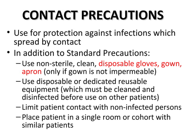 Concepts of infection control | PPT