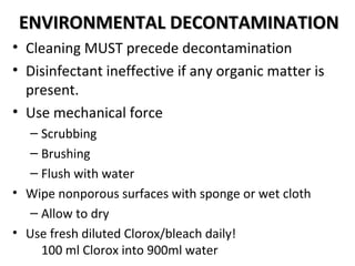 Concepts of infection control | PPT