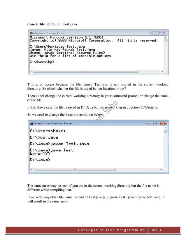 Common Programming Errors by Beginners in Java | PDF Common Programming Errors by Beginners in Java | PDF