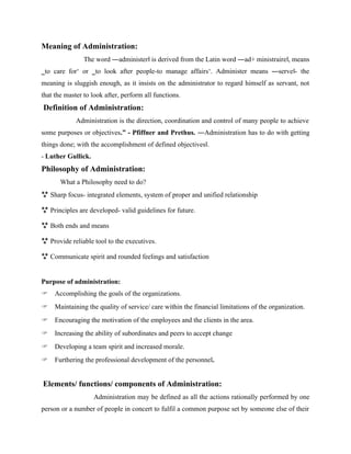 Concepts of management and principles | DOCX