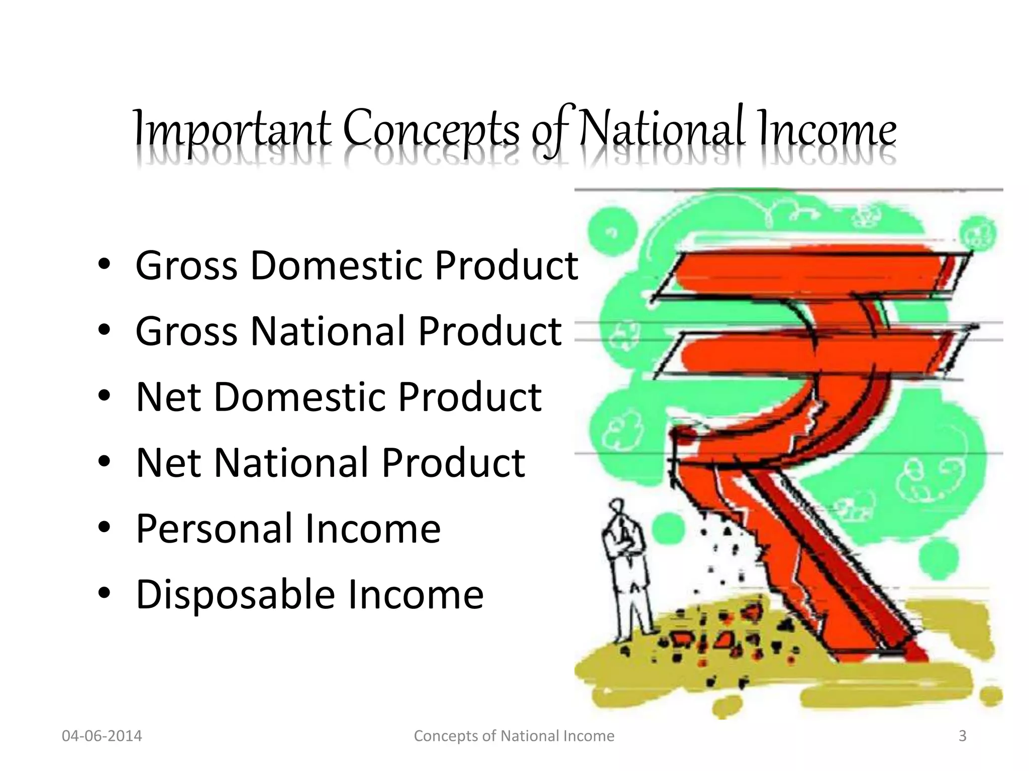 Concepts of national income | PPTX