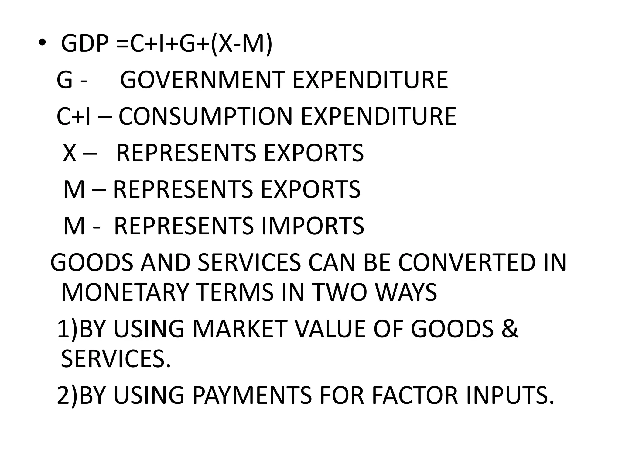 Concepts of NATIONAL INCOME | PPTX