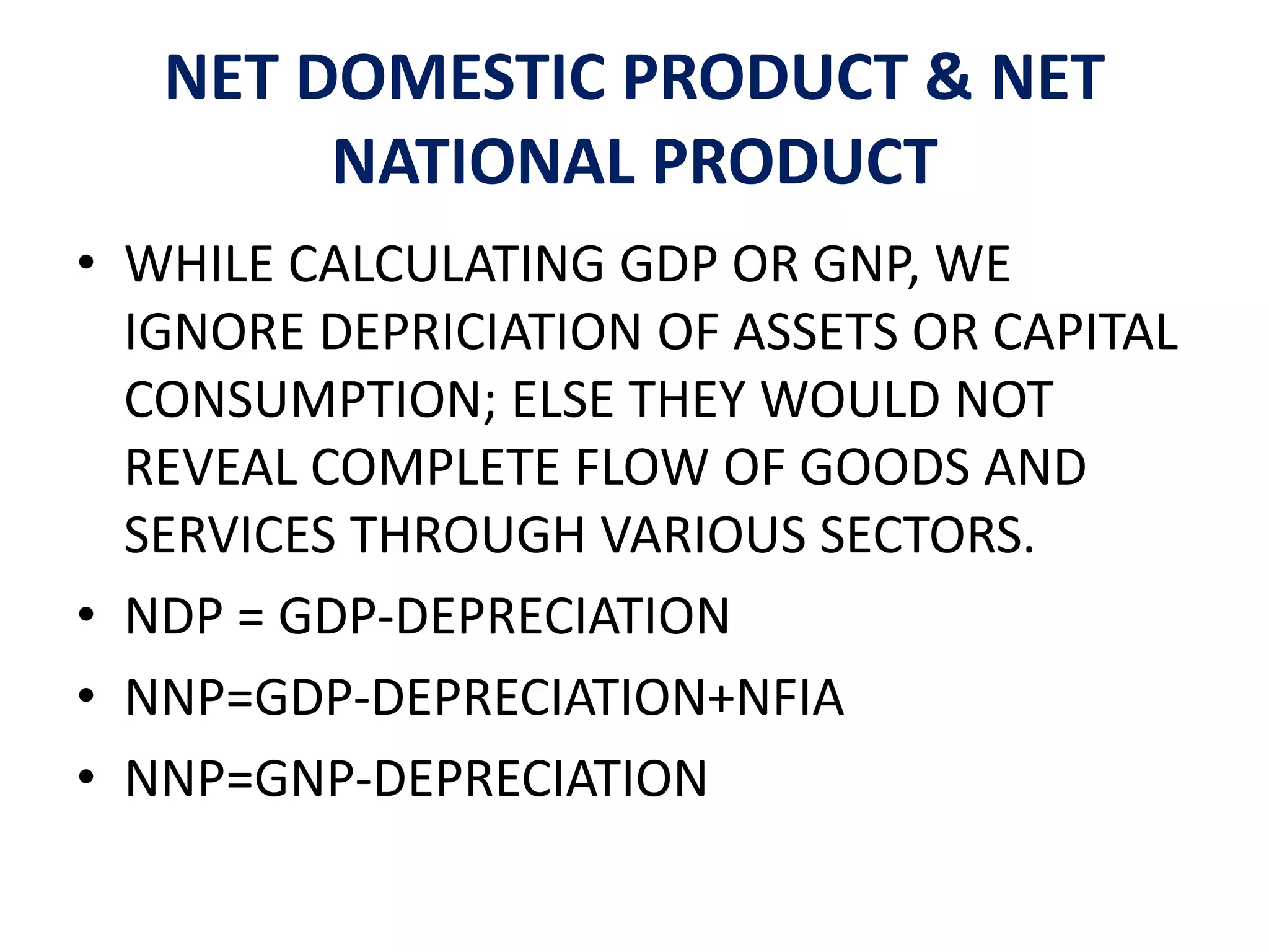 Concepts of NATIONAL INCOME | PPTX