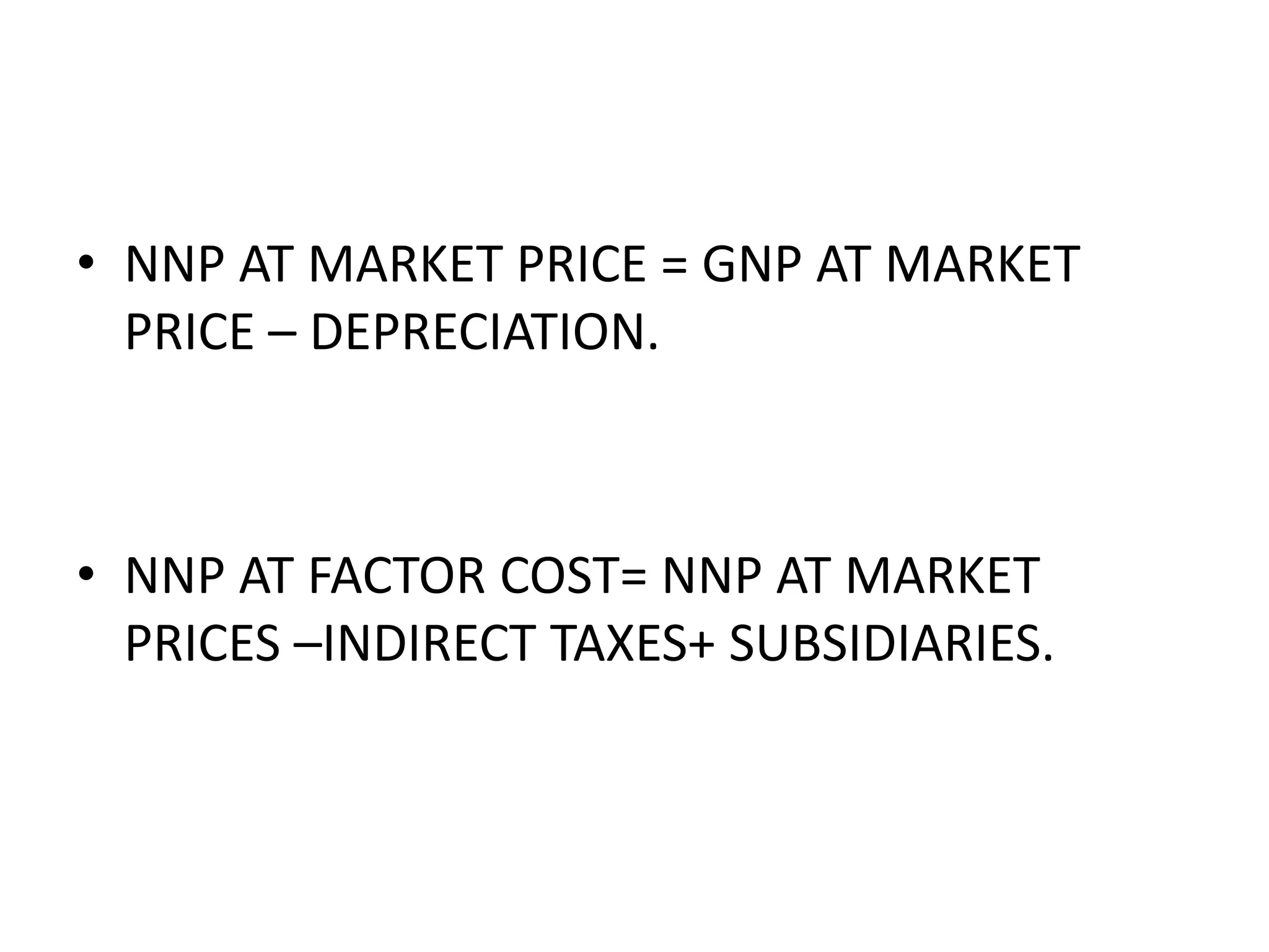 Concepts of NATIONAL INCOME | PPTX