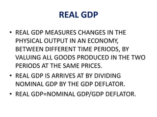 Concepts of NATIONAL INCOME | PPTX